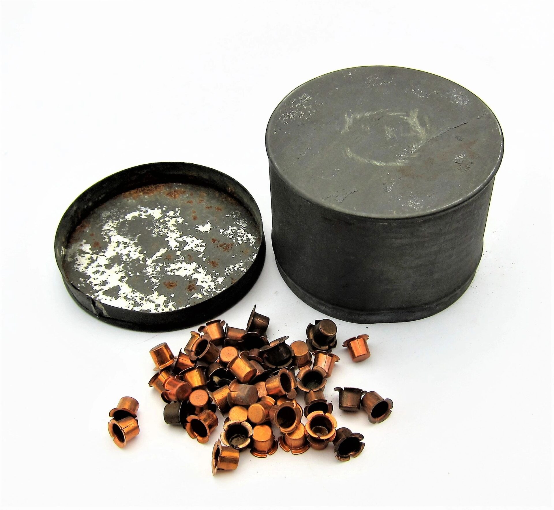 Large Percussion Cap Tin / SOLD - Union Drummer Boy