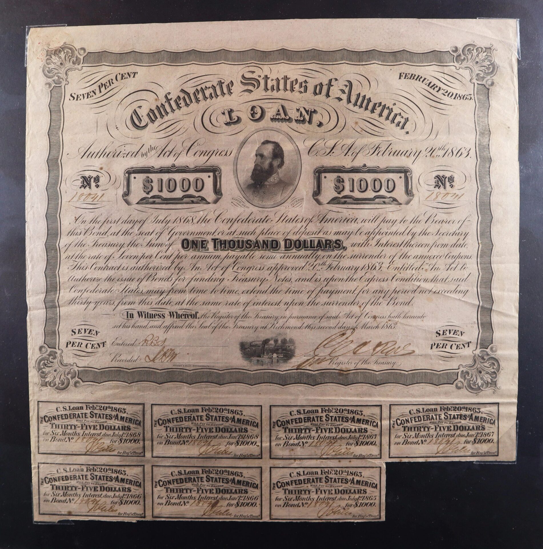Stonewall Jackson Bond / SOLD - Union Drummer Boy