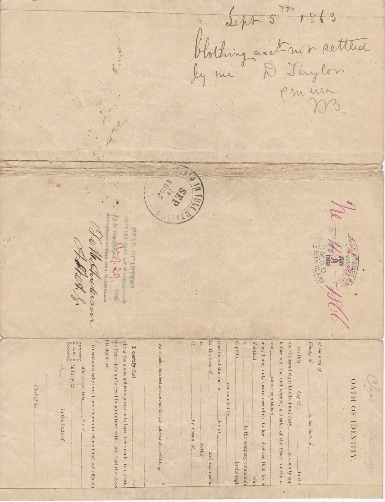 Collection of Items Pertaining to Charles M. Newbegin / Sold - Union ...