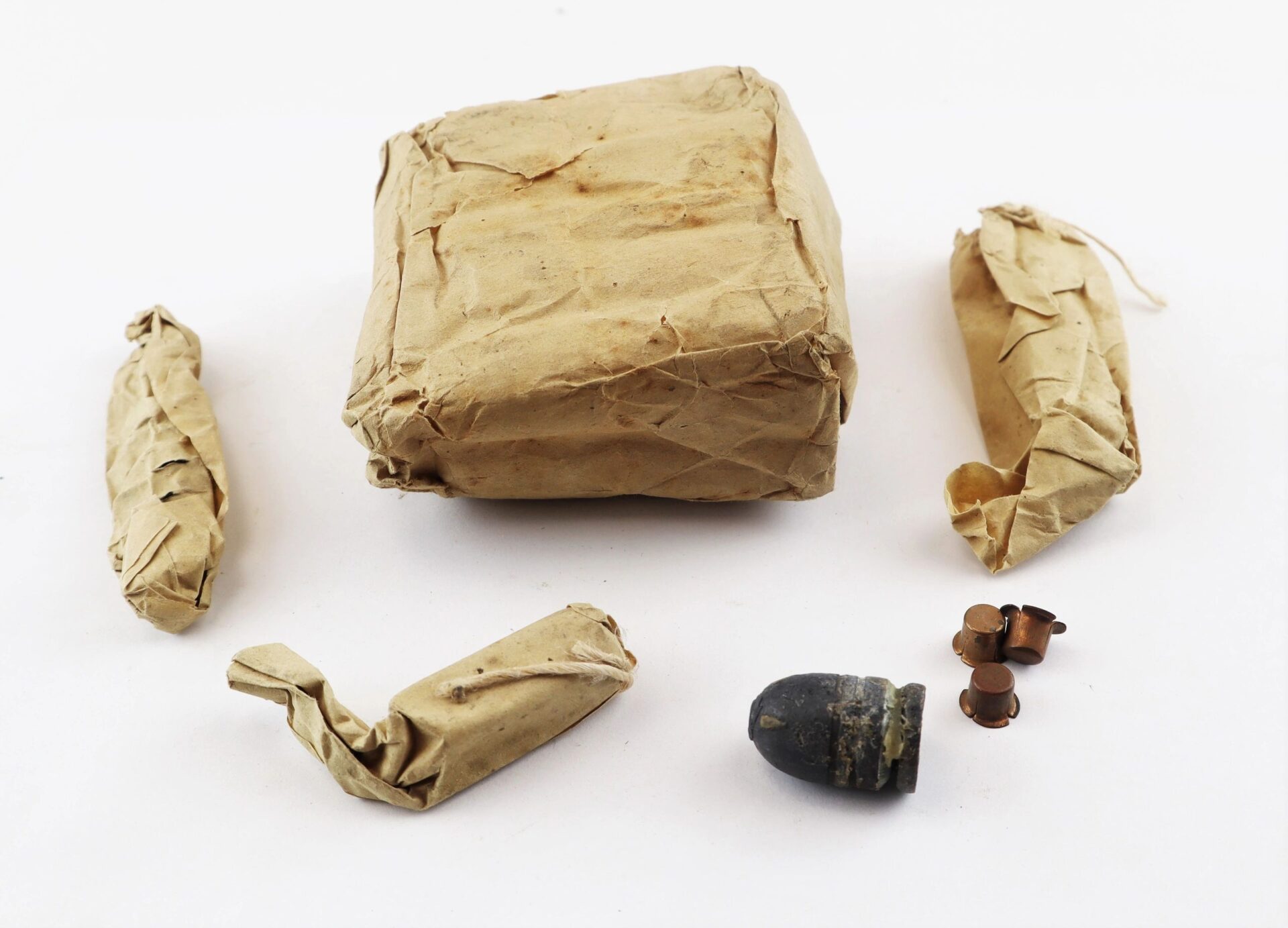 Contents of a Civil War Paper Cartridge Pack / SOLD - Union Drummer Boy