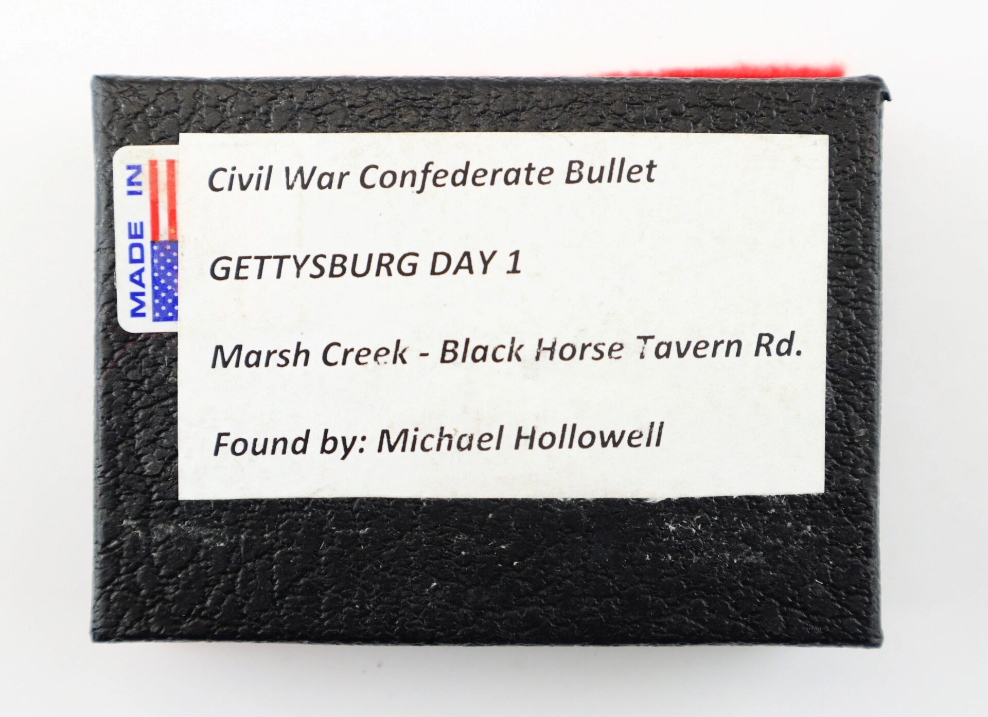Confederate Gardner Bullet from Gettysburg / SOLD - Union Drummer Boy