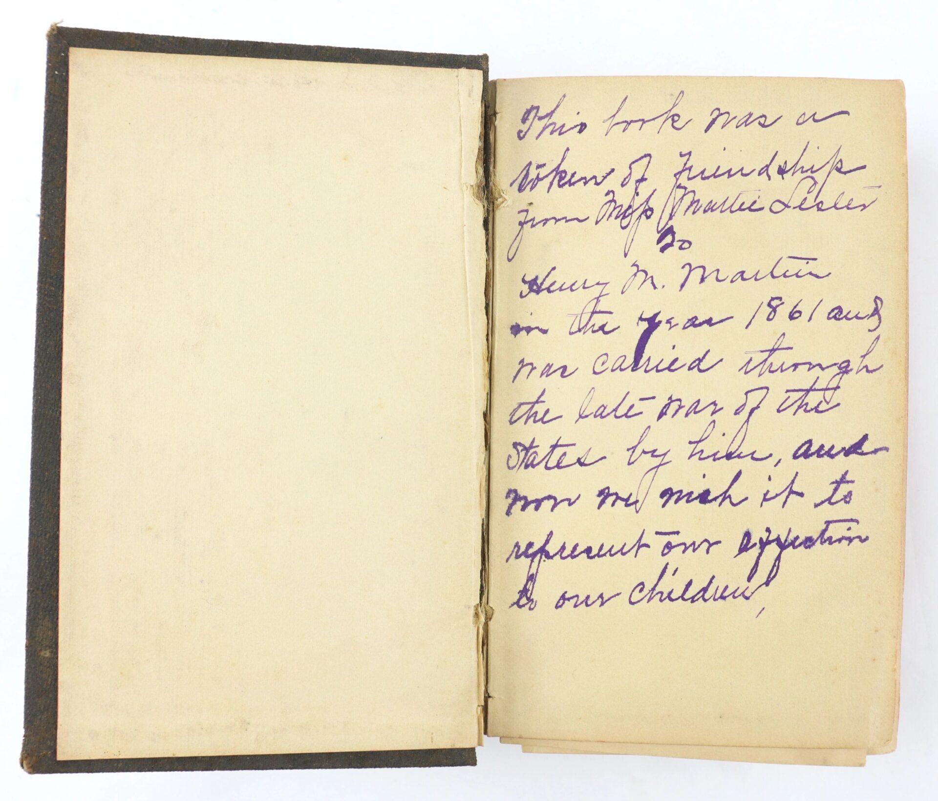 Confederate Soldier’s Bible 3rd Alabama Infantry / SOLD - Union Drummer Boy