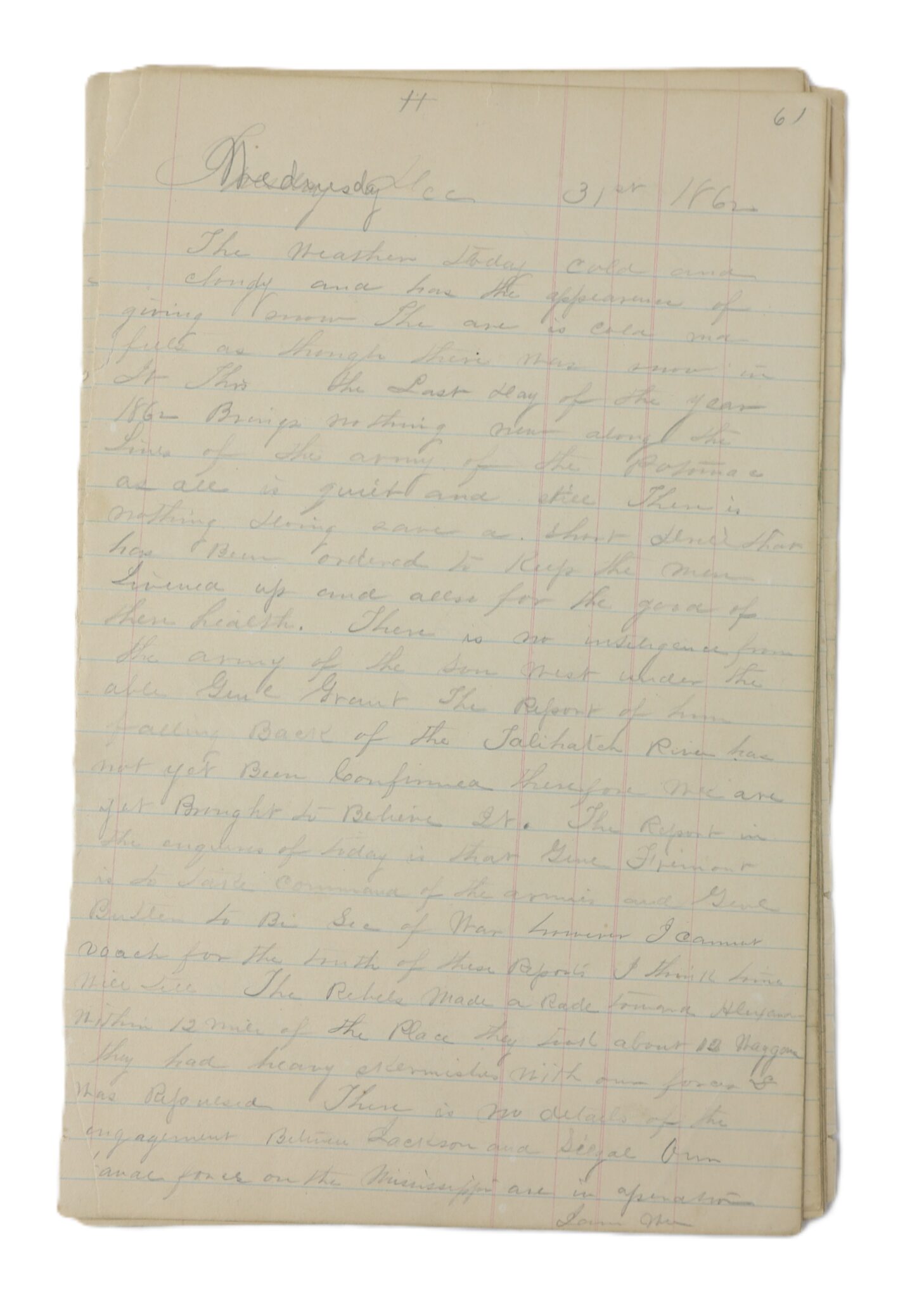 Civil War Union Soldier’s Diary - Union Drummer Boy