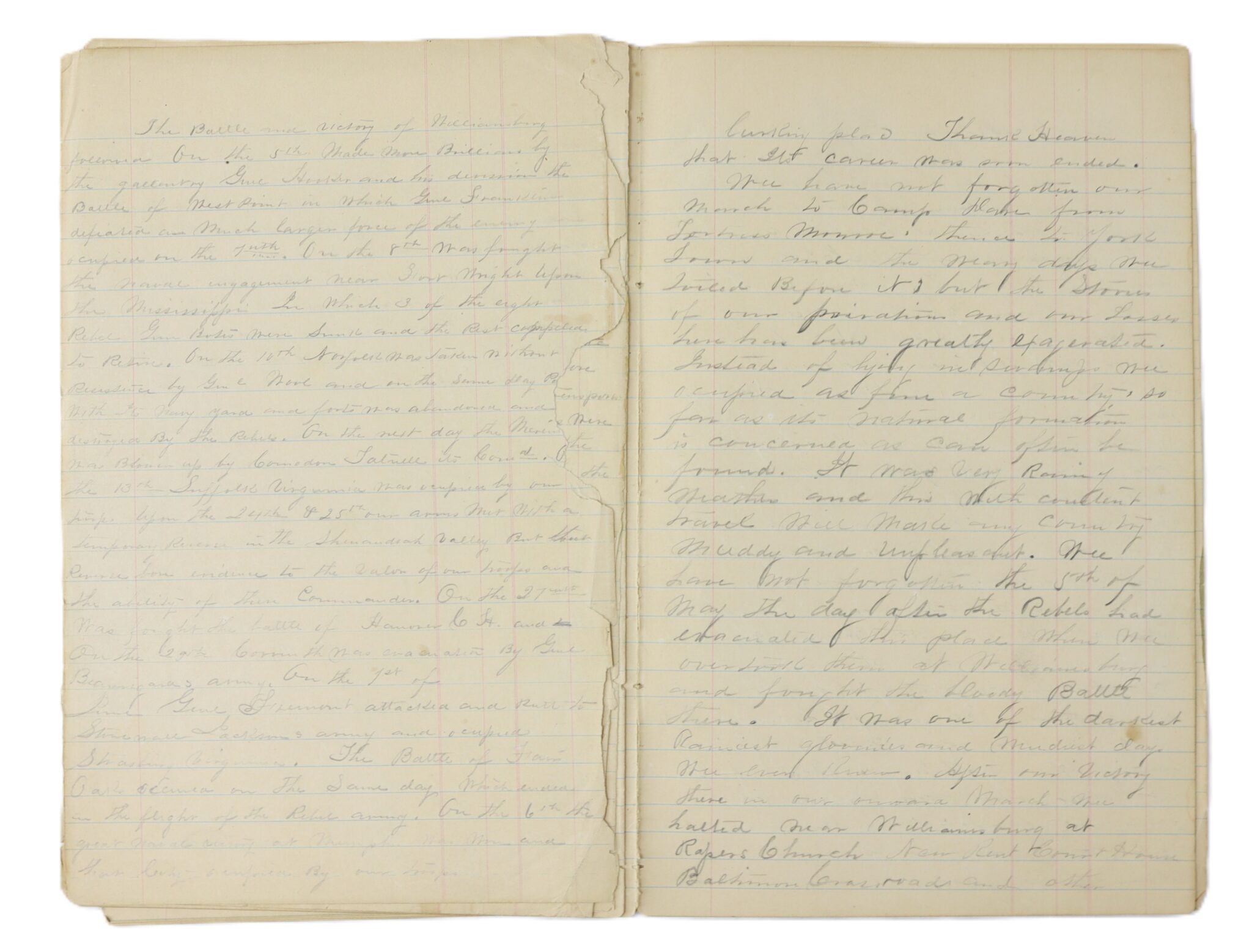 Civil War Union Soldier’s Diary - Union Drummer Boy