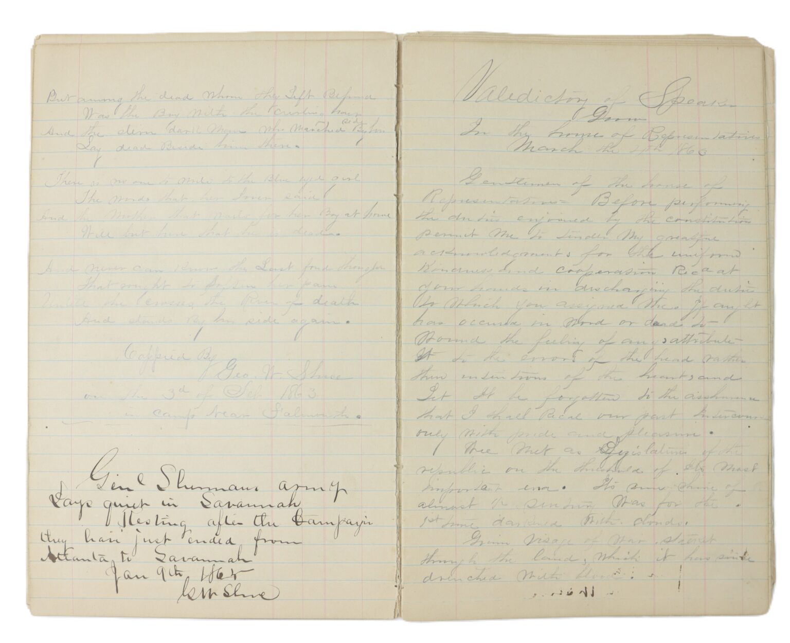 Civil War Union Soldier’s Diary - Union Drummer Boy