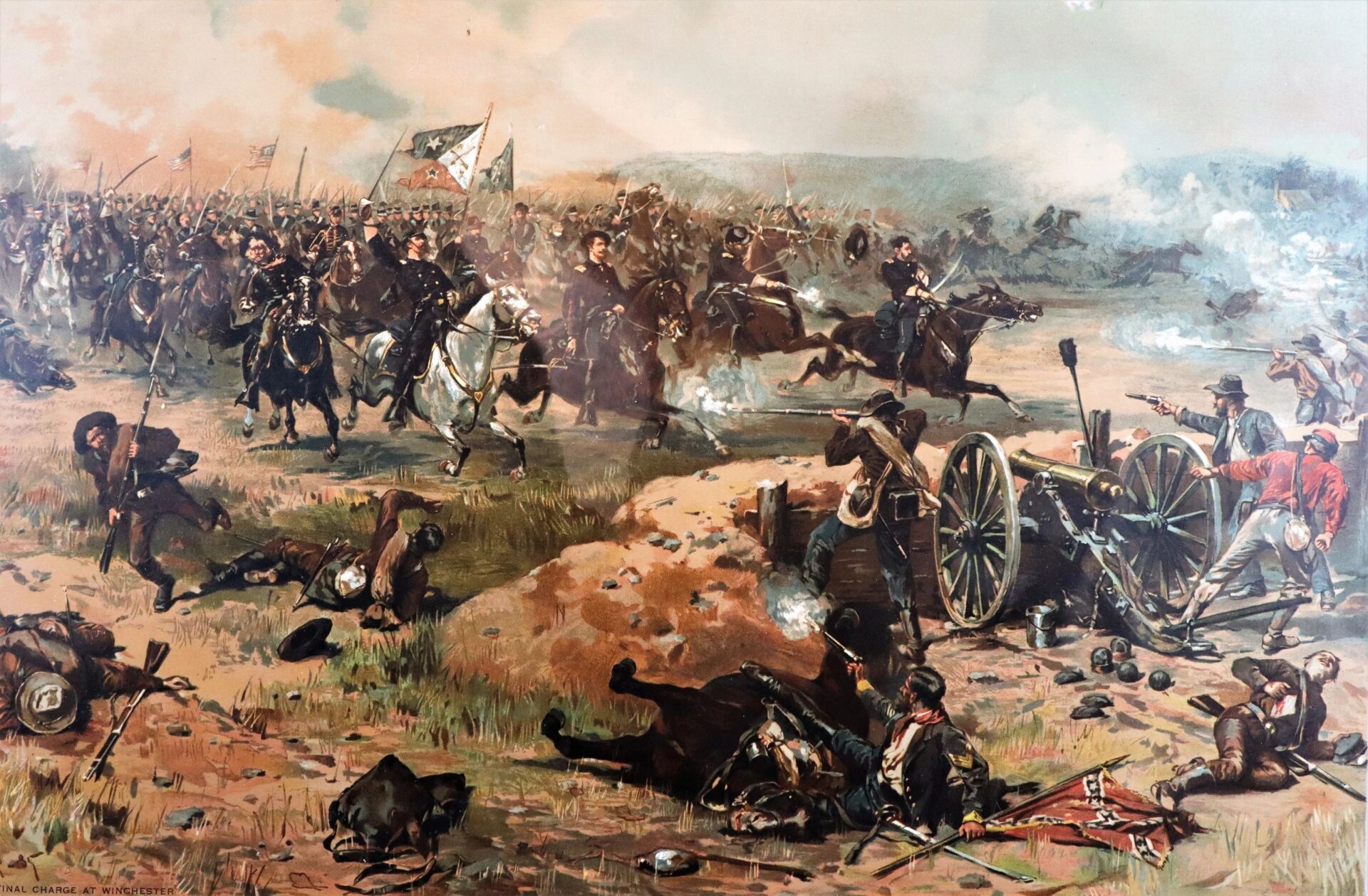 Sheridan's Final Charge at Winchester / SOLD - Union Drummer Boy