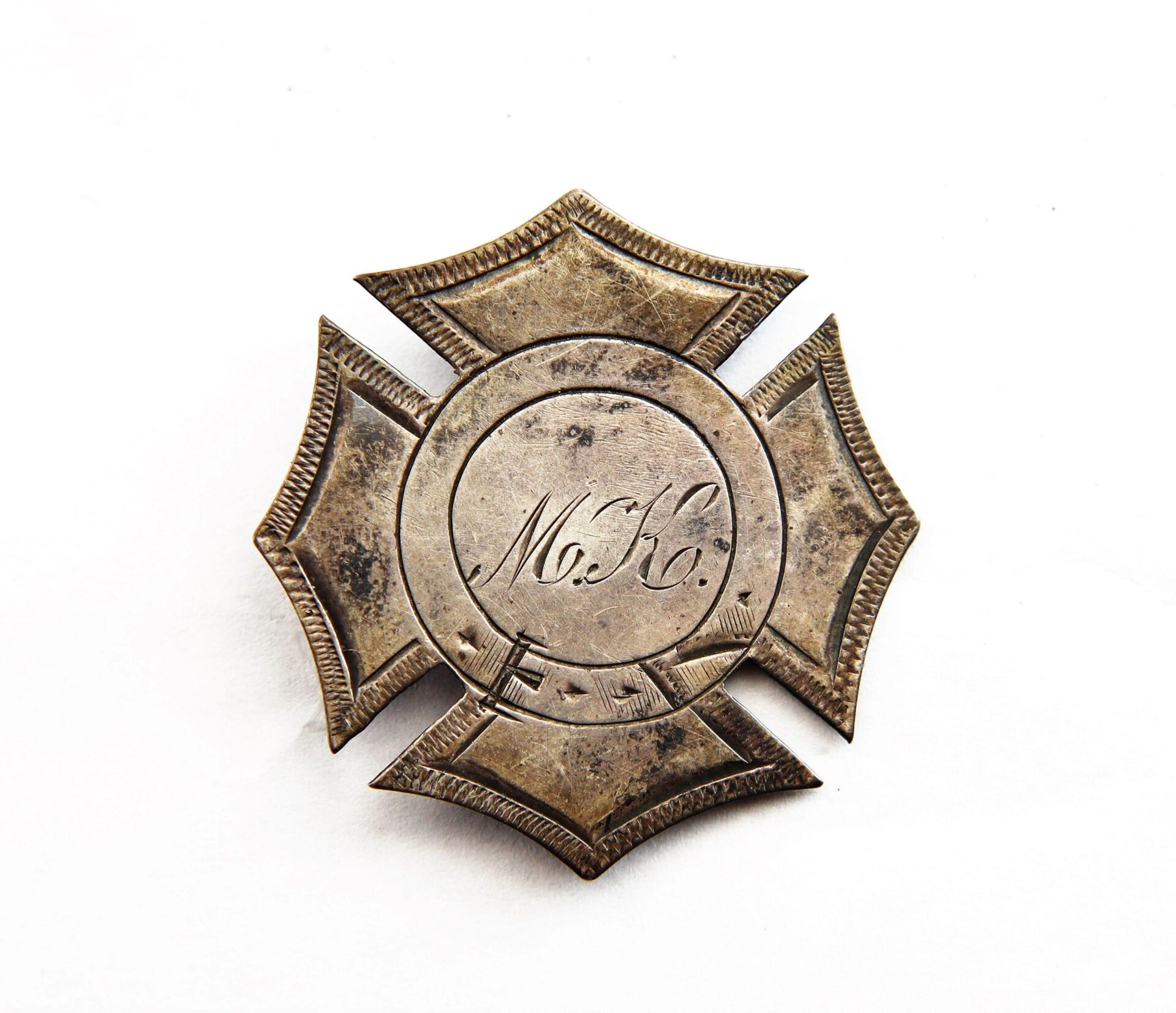 Silver Fireman's Badge - Union Drummer Boy