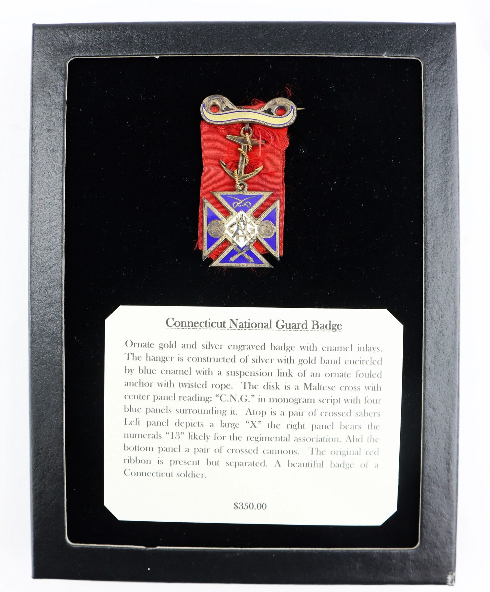 Connecticut National Guard Badge - Union Drummer Boy