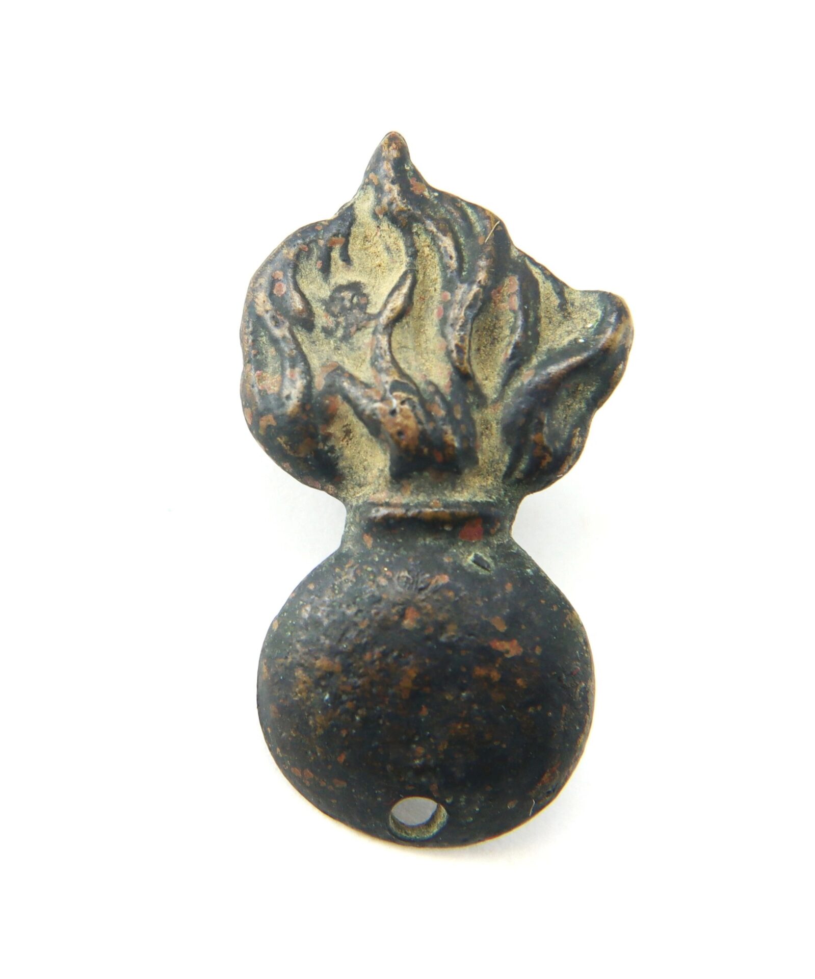Rare Original Ordnance ‘Flaming Bomb’ Brass Cape Pin / SOLD - Union ...