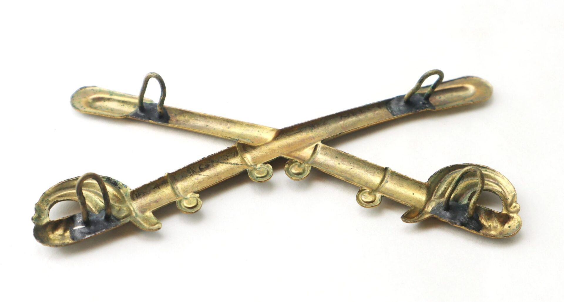 Cavalry Crossed Saber Insignia / SOLD - Union Drummer Boy