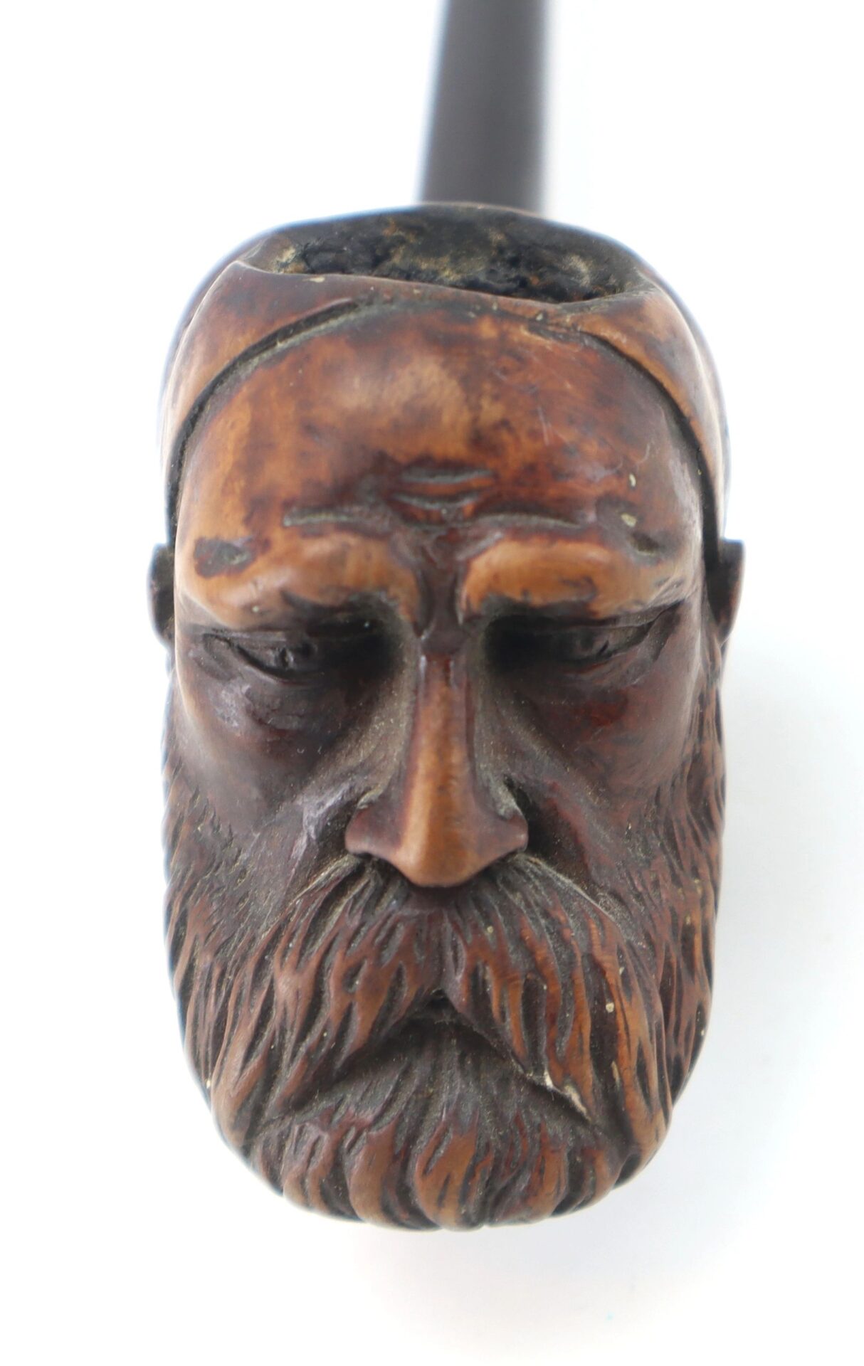 Hand-Carved Zouave Soldier Pipe / SOLD - Union Drummer Boy