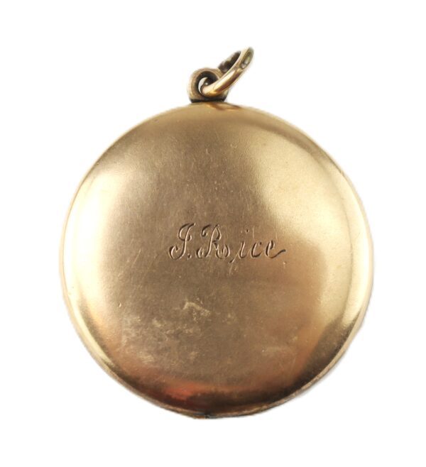 Civil War Period Photo and Hair Memorial Locket of a 5th Vermont ...